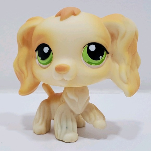 Hasbro | Toys | Lps Littlest Pet Shop Authentic Yellow Cocker Spaniel ...